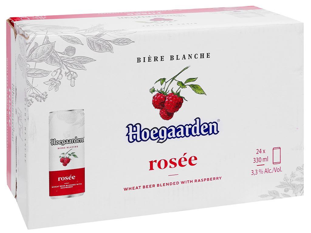 Bia Hoegaarden rosé 3,3% - 24 lon 330ml